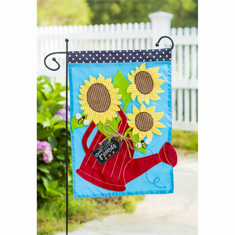Black Scroll Metal Garden Flag Pole | Bailey's Seasonal Flags